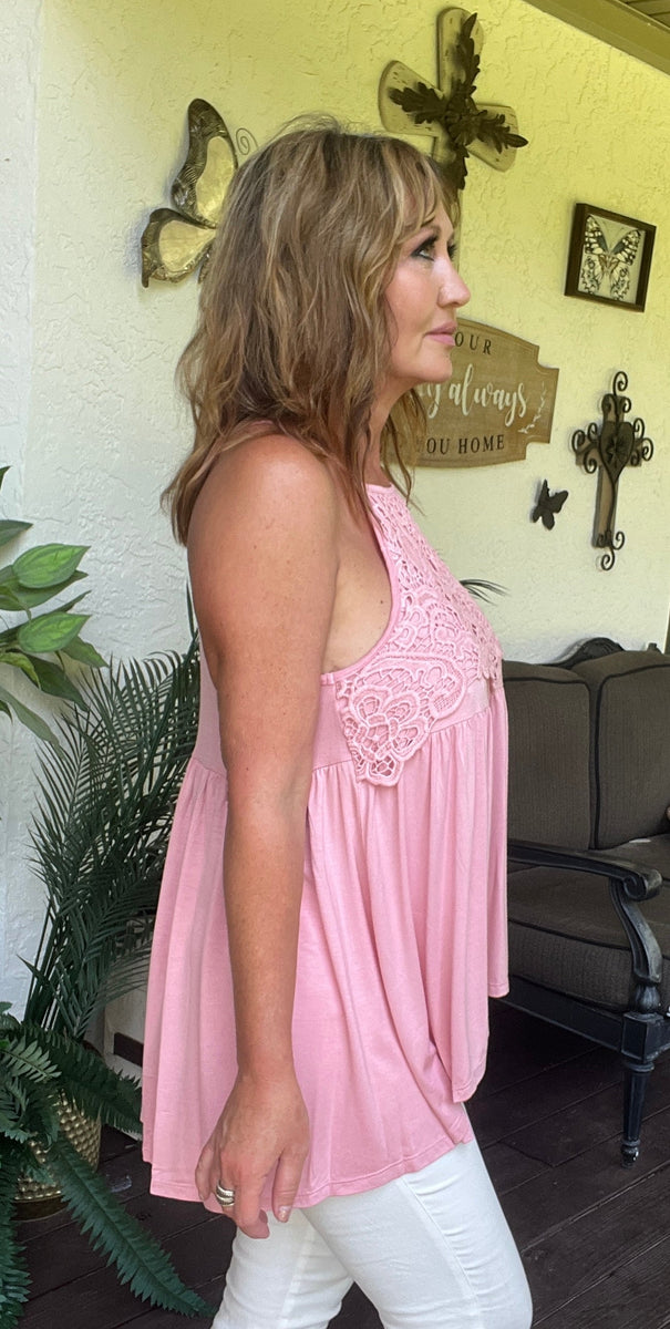 Katy Top in Blush – The FrilLEE Lily Boutique